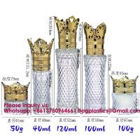China Vintage Refillable Perfume Bottles Glass Empty Spray Bottle Wedding Gifts Car Decor Set, Clear Art Carved Crystal Empty Mini Refillable Perfume Bottle for sale