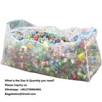 China jumbo Collection net bag, mesh bag, large bag, big bag, bag with zipper, Waste Plastics Bottles Net Bag Encrypted Thickening Extra Thick High Density Mineral Water Bottle Mesh Bag for sale