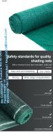 China Agricultural Uv Protection Dark Green Lightweight Shading Net 80GSM 2 Needles Green HDPE Tape Shade Net Farm Shade Net Uv Protected 90% Agricultural Shade Mesh for sale