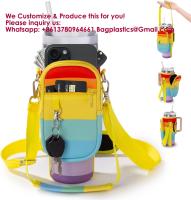 China Tumbler Sleeve Bag Water Bottle Carrier Bag Insulated Neoprene Cup Holder Neoprene Cup Holder Holder Pouch Cup Holder Pouch for sale