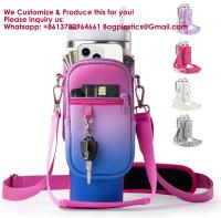 China Tumbler Sleeve Bag Water Bottle Carrier Bag Insulated Neoprene Cup Holder Neoprene Cup Holder Holder Pouch Cup Holder Pouch for sale