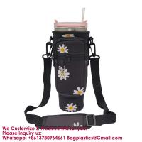 China Water Bottle Carrier Bag for Stanley Cup 40/30oz with Phone Holder Pockets, Neoprene Water Bottle cup Holder Pouch Bottle Carrier Bag Stanley Cup bag Stanley Cup sleeve Stanley Cup holder for sale