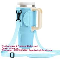 China Customizable Foldable Durable Waffle-Embossed Neoprene Cup Sleeves | Reusable Insulated Lightweight Cola & Bottle Sleeves for sale