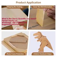 China Recyclable Packaging Tape Self Adhesive Box Tape For Shipping, Sealing, Moving & Masking Eco-Friendly Kraft Paper Tape, Biodegradable Heavy Duty Packing Tape for sale