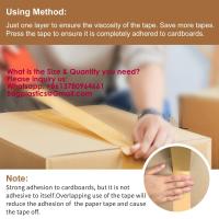 China Recyclable Packaging Tape Self Adhesive Box Tape For Shipping, Sealing, Moving & Masking Eco-Friendly Kraft Paper Tape, Biodegradable Heavy Duty Packing Tape for sale