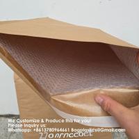 China Custom Printed Design Clothing Courier Package Shipping Poly mailer Paper Mailer Biodegradable Kraft Cardboard Mail Envelope Paper Mailing Bag for sale