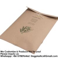 China Factory Wholesale Reusable Custom Bow Logo Size Printed Pouch Paper Envelope, Kraft Envelope, Cotton Canvas Clothes Pillow Pouch Bag With Envelope Dust Pouch for sale