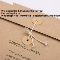 China Factory Wholesale Reusable Custom Bow Logo Size Printed Pouch Paper Envelope, Kraft Envelope, Cotton Canvas Clothes Pillow Pouch Bag With Envelope Dust Pouch for sale