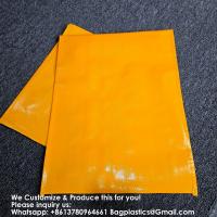 China Custom Logo Polypropylene Button Closure Fabric Mailing Bag For Clothes Packaging With 2 Tape And Tear Strip On The Top Envelope Self-Adhesive Bag Express Clothing Small Card Envelope for sale