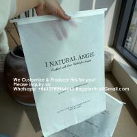 China stencil tissue paper Bag, Stencil paper bag, Glassine Paper, Custom Printing Cotton Paper Biodegradable Compostable PLA Corn Starch CPE EVA Eco Friendly Zipper Garment Plastic Clothing Packaging Bag for sale