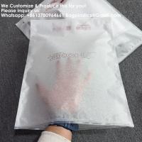 China stencil tissue paper Bag, Stencil paper bag, Glassine Paper, Custom Printing Cotton Paper Biodegradable Compostable PLA Corn Starch CPE EVA Eco Friendly Zipper Garment Plastic Clothing Packaging Bag for sale