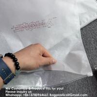 China stencil tissue paper Bag, Stencil paper bag, Glassine Paper, Custom Printing Cotton Paper Biodegradable Compostable PLA Corn Starch CPE EVA Eco Friendly Zipper Garment Plastic Clothing Packaging Bag for sale