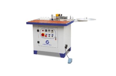 China Manual curved edge bander with 10-50mm panel thickness 0.3-3mm edge band thickness and 20mm min working radius for stable edge banding for sale