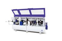 China 6KW Power 12m/min Feed Speed Compact Dimensions Straight Edge Bander Panel Edge Banding Machine for sale