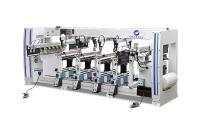 China Six line multi boring machine with 21 spindles and 380V 50HZ for efficient woodworking drilling for sale