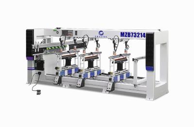 China Four line multi boring machine MZB73214 with 21 spindles 35mm maximum drilling diameter and 2840r/min spindle speed for sale