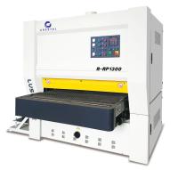 China Wide belt sander R-RP1300 with 1300mm working width, heavy-duty frame, and speed control for precise sanding for sale