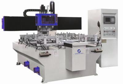 China CNC Mortiser Machine with 18000rpm Spindle Speed Four-Blade Double Station and Compact Design for Woodworking for sale