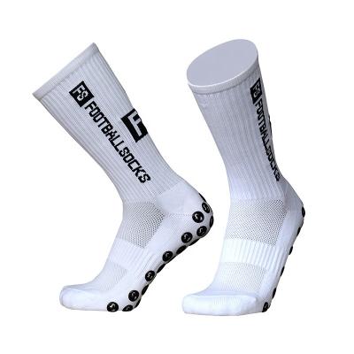 China Medium Thickness Anti Slip Rugby Socks With Round Silicone Suction Cup Grip for sale