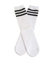 China Football Stripes Cotton Kids Knee High Socks for Boys and Girls Long Tube Sports Socks for sale