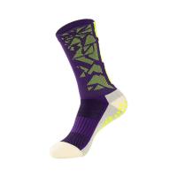 China Casual Solid Color Soccer Socks for Men Custom Logo Compression Anti-Slip Sports Socks for sale