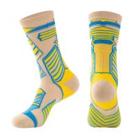 China Anti-Slip Film Football Socks For Thicken Towel And Professional Game Training for sale