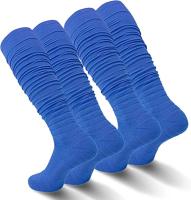 China Men's Extra Long Padded Compression Football Socks with Customized Colour Options for sale