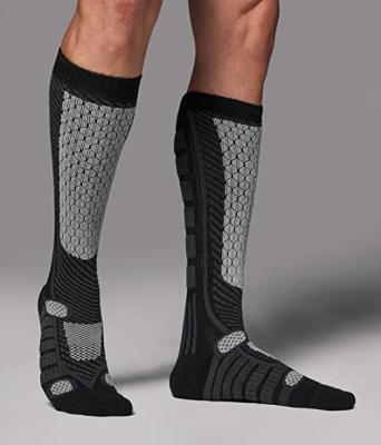 China Gender-Neutral Winter Ski Socks Warm Thermal Calf Compression Snowboard Socks for Cold for sale