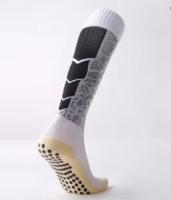 China Breathable High Knee Soccer Socks with Custom Anti-Slip Design and Standard Thickness for sale