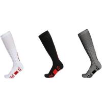 China Cushion Spandex Nylon Cotton Running Sports Compression Socks 20-30mmHg Anti-Foul Long for sale