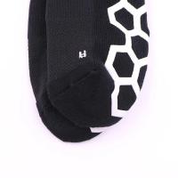 China Sporty Style Men's Cotton Nylon Mix Grip Cushion Football Socks with Customized Logo for sale