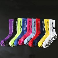 China Non Slip Soccer Socks for Adults Long Tube Crew Sport Bottom Grip Anti-slip Socks for sale