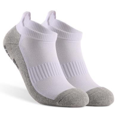 China Custom Logo Non Slip Grip CREW Sport Socks for Soccer Football Standard Thickness for sale