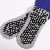 China Plaid Football Team Cotton Socks Knitting Craft Quick-Dry Anti-Slip Custom Cozy Work Socks for sale