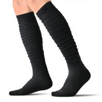 China Extra Long Padded Football Scrunch Socks for Youth Athletes' Comfort and Support for sale