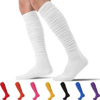 China Extra Long Padded Football Scrunch Socks for Youth Athletes' Comfort and Support for sale
