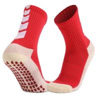 China Non Slip Knee High Cotton Nylon Soccer Grip Socks for Athletic Football Custom Design for sale