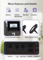 China For Apartment Home Wireless Cordless HD Call Voip Ip Phone Systems POE Landline Telephone for sale