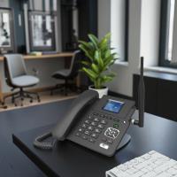 China Modern High-End 4G Full Bands Cordless Phone with SIM Slot POE Network VoIP Products Wifi Conference Features for sale