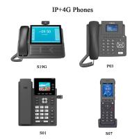 China Dual Band WiFi 4G SIM Desktop IP Phone with Voicemail Receiver Call Transfer Full Accessories for Apartment Home POE GSM Network for sale