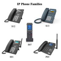 China For Professionals and Executives Conference HD Wireless 3 SIP Lines Black Display POE Voip Ip Phone Systems for sale