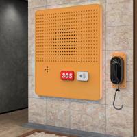 China Durable Trimline Corded Telephone with Emergency Call & SOS Speed Dial Buttons for Hotel Elevator Status Monitoring for sale