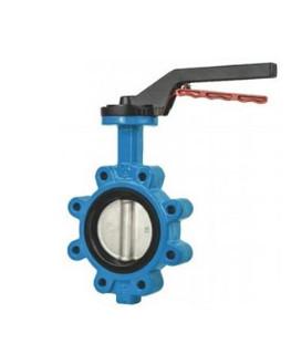China OEM Cast Iron Lug Type Wafer Butterfly Valve For Petroleum And Chemical Industry for sale