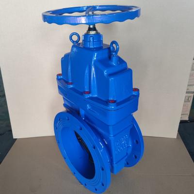 China Industry Water Valve Resilient Seat Soft Flange Water Control Cast Iron Gate Valve for sale