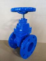 China DIN 3352 F4 Cast Iron Resilient Seated Flanged Gate Valve for Water Media for sale