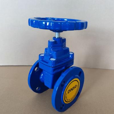 China F4 Type Raised Face Flanged Gate Valve with Split Body Design and Rising Stem for Industrial Applications for sale
