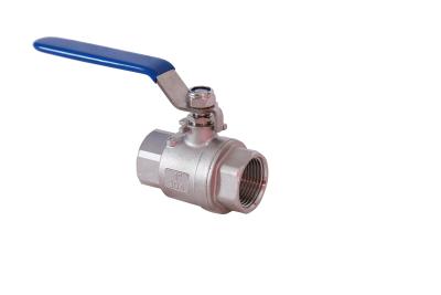 China 304 Stainless Steel Threaded Ball Valve with Full Port Design for Industrial Flow Control for sale