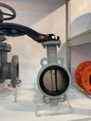 China DN100 PN10 Ductile Iron Wafer Butterfly Valve with EPDM Seating for Industrial Water Control for sale