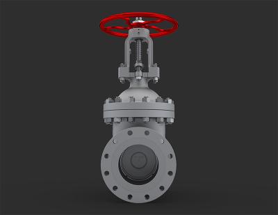 China API 600 Cast Steel Gate Valve with Rising Stem & OS&Y Design for High-Pressure Oil & Gas Applications for sale