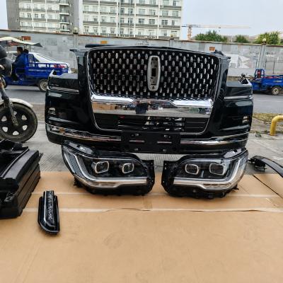 China 2023 Lincoln Navigator Front End Assembly with Complete Front-End Configuration in Glossy Black & Chrome for sale